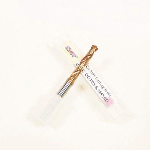 KLOT TiCN Coated Solid Carbide 5D Fast Drill Bit 3mm-7mm Twist Shank 6 ...