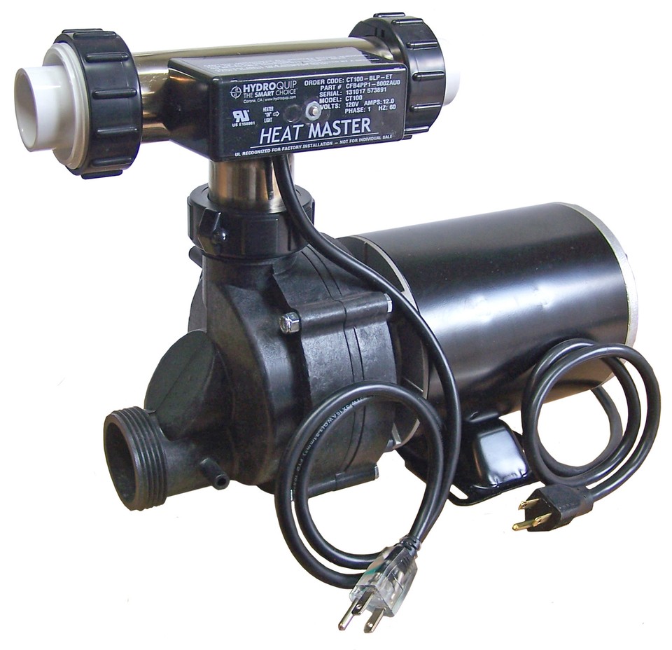 Jetted Bathtub Heater Hydro-Quip Heat Master Tee Style 1.5KW Output ...