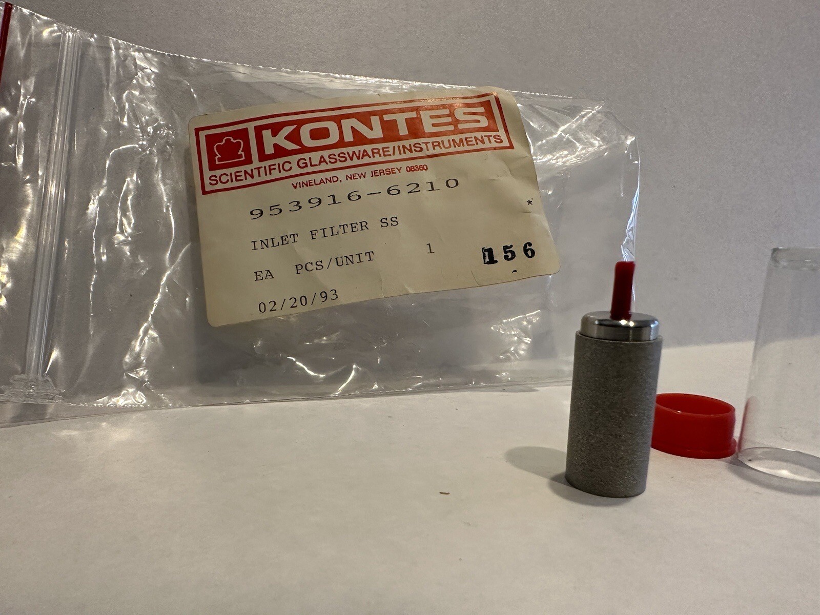 NEW Kontes Inlet Solvent Filter, Stem, SS, 10 µm, 1/16" ID Tubing; | eBay