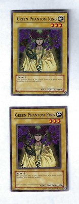 2x Green Phantom King - LOB 034 - Yugioh - Unlimited NM/M (Never Played ...