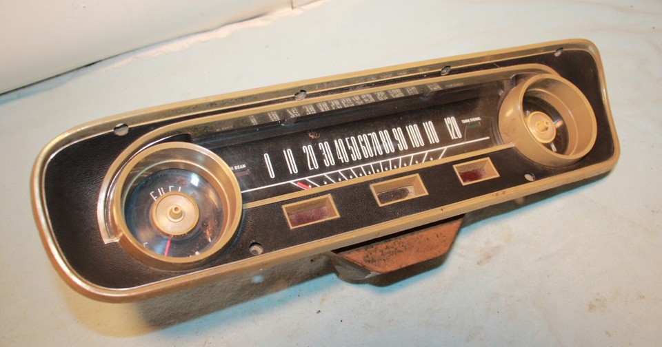 64 Mustang gauge cluster speedometer odometer instrument cluster | eBay