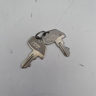 TEC 8R Cash Register Keys Set of 2 8R203 Sold As Is B5 | eBay