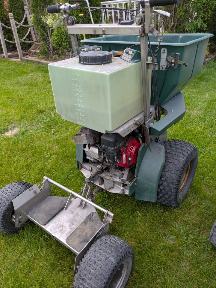 Permagreen ride on Gas fertilizer spreader / sprayer 2 units | eBay