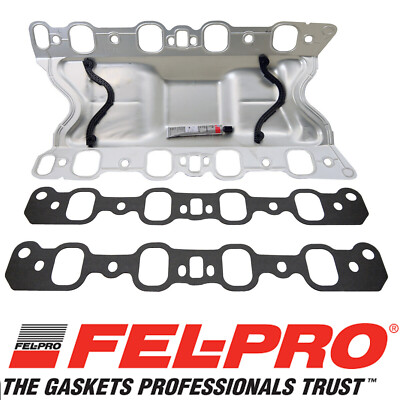 Fel-Pro Intake Manifold Tub Valley Pan Gasket Set Ford 302 351 ...