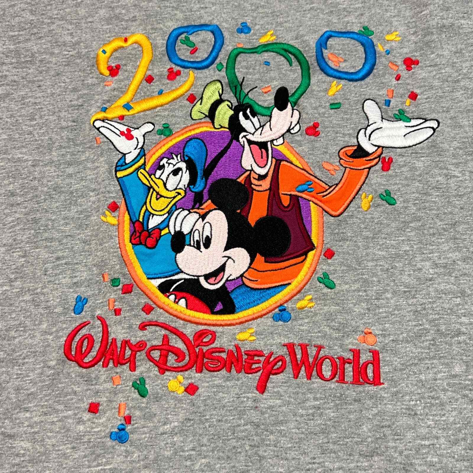 Vintage 2000 Walt Disney World New Years Tee - Gem