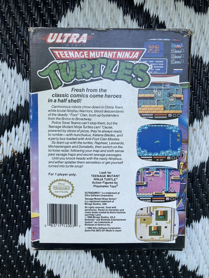 Teenage Mutant Ninja Turtles (Nintendo NES, 1989) 893069001145| eBay
