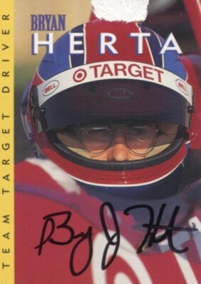 Bryan Herta IRL Indy Cart Indy Lights Champion Signed Autograph Photo ...