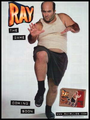 Ray The Game 1999 Nintendo-print ad / mini-poster-Game room,man cave ...