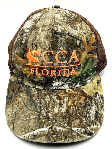 COASTAL CONSERVATION ASSOCIATION CCA FLORIDA hat camouflage adjustable ...