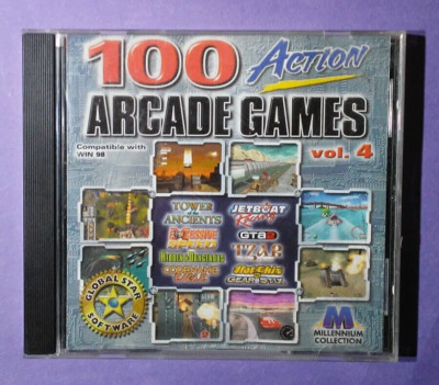 100 Action Arcade Games: Vol. 4 (PC, 2000) 778399994117| eBay