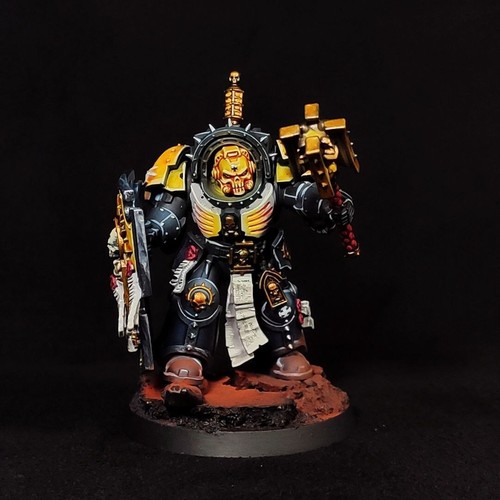 Chaplain in Terminator Armour Black Templars painted Warhammer 40k ...