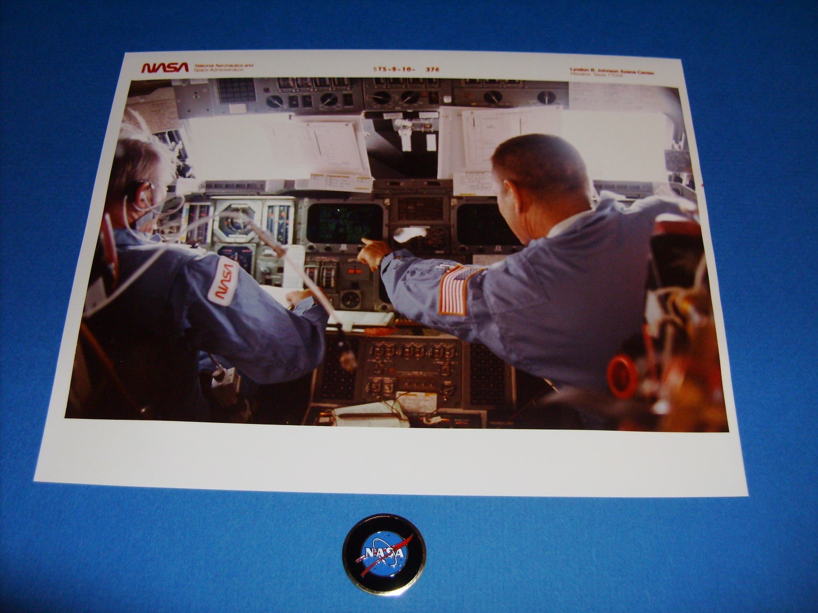 NASA STS-5 SHUTTLE COLUMBIA SERIAL NUMBER TYPE 1 PHOTO NOV.1982 | eBay