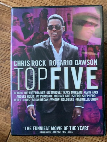 Top Five DVD 2014 Chris Rock Romantic Comedy Movie Region 1 32429216311 ...