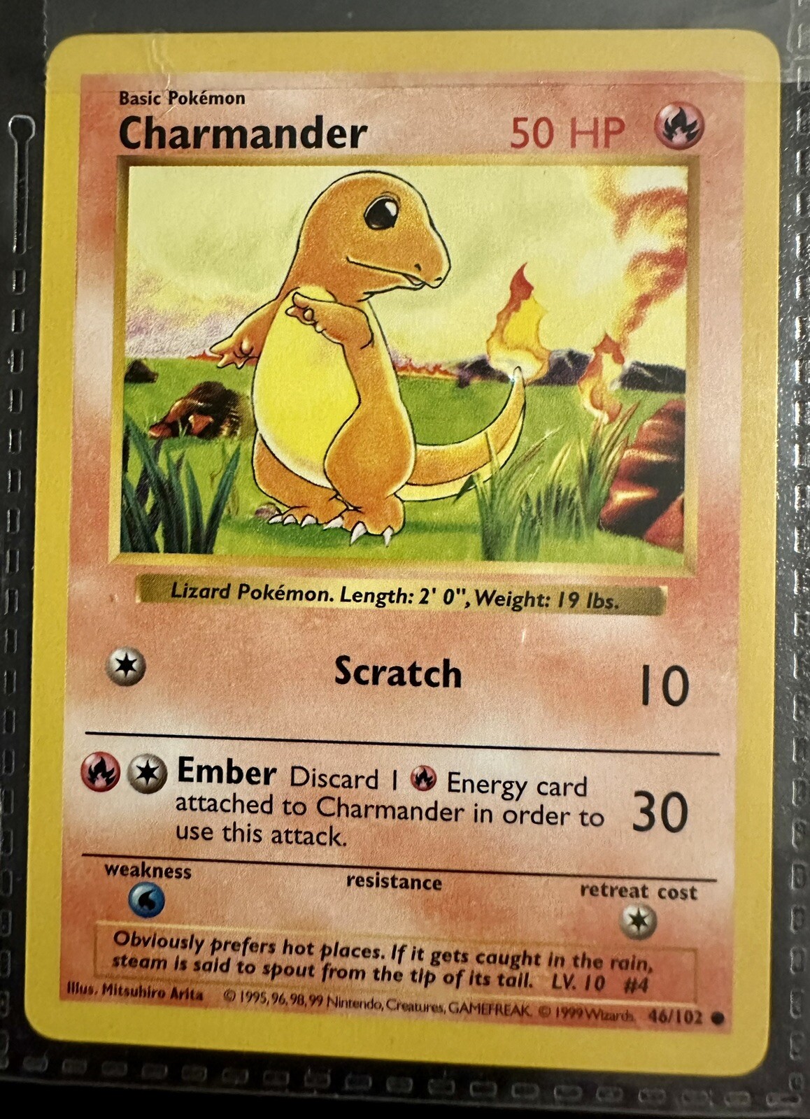 Pokemon Card Games Charmander Base Set 46/102 EXC NM+ 1999 | eBay