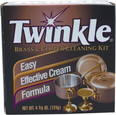 Twinkle Brass & Copper Cleaner / Polish Kit 4 3/8oz New | eBay
