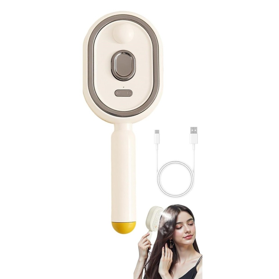 Electric Scalp Massage Comb Hair Growth Red Light Therapy Brush Head ...