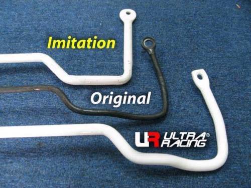 Ultra Racing BMW E46 E 46 M3 3 Series 2 Points Rear Strut Bar Rear ...