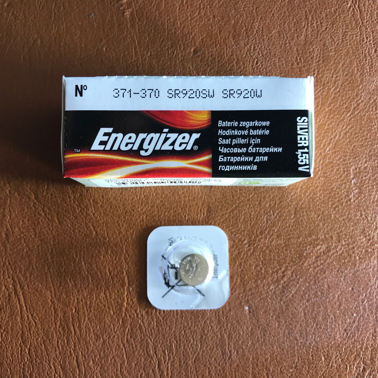 10 Energizer 371/370 Battery Watch Batteries Silver Oxide 1.55V SR69 ...