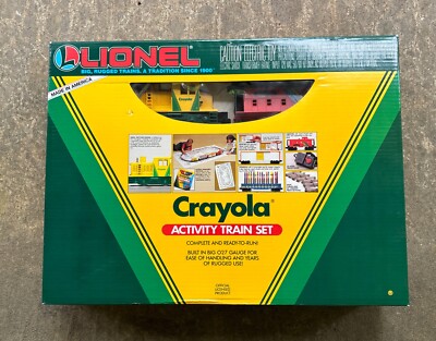 LIONEL 6-11813 CRAYOLA ACTIVITY TRAIN SET Vintage 1994 Made in U.S.A ...