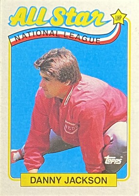 1989 Topps All Star #395 Danny Jackson Cincinnati Reds Baseball Card | eBay