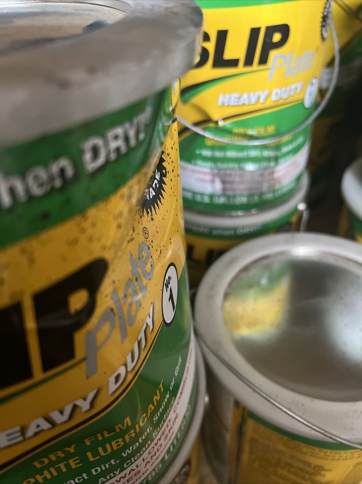 New Slip Plate Slip1-4X1g 1 Gal. Graphite Dry Film Lubricant | eBay