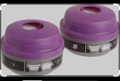 Honeywell 7581P100L Organic Steam with P100 Cartridge Respirator ...