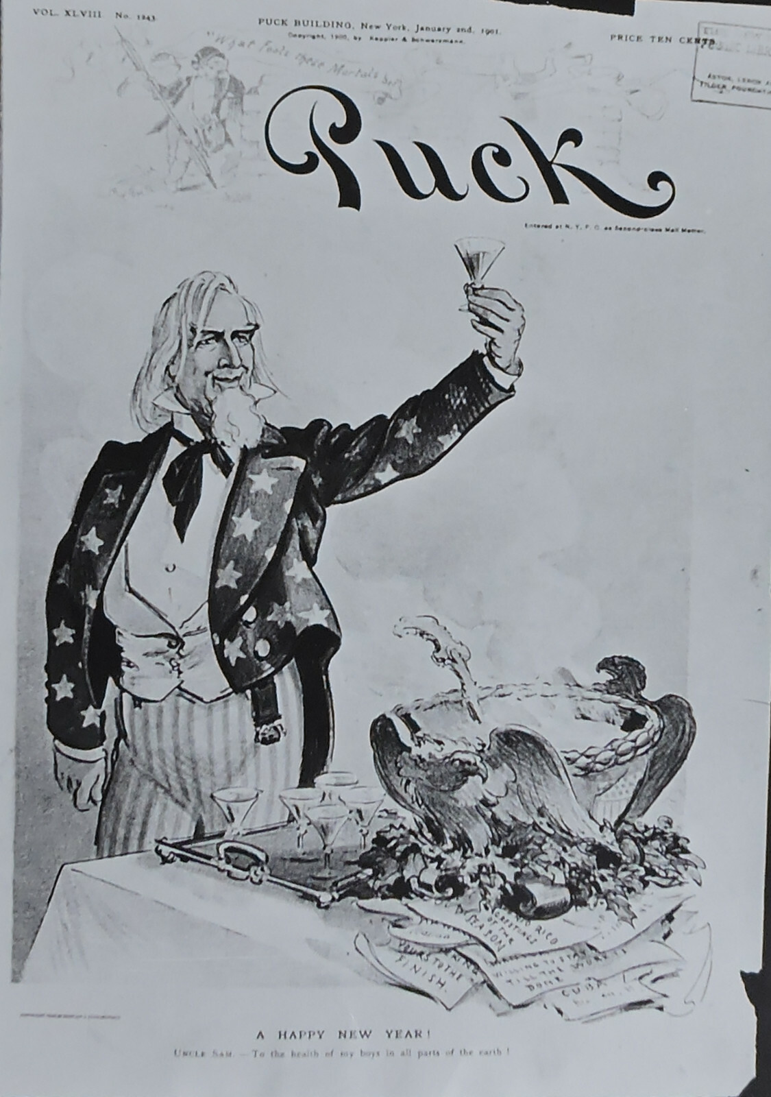 Uncle Sam Full Body Black And White