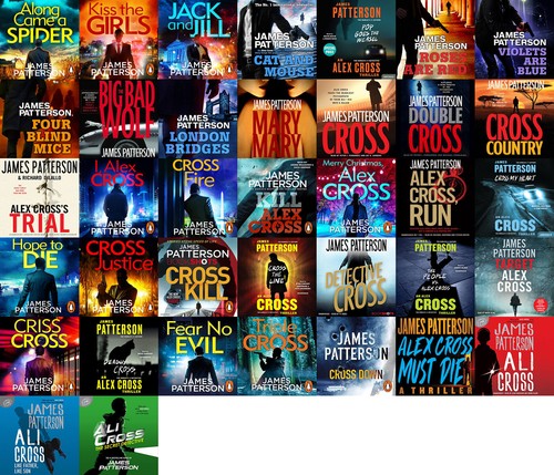 The ALEX & ALI CROSS Series By James Patterson (37 Audiobooks 298hrs ...