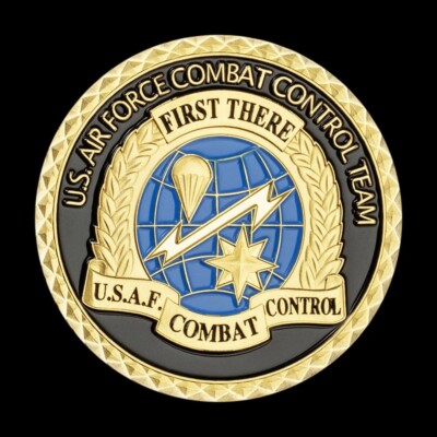 USAF Combat Control CCT Pararescue PJ Brass Challenge Coin #4 SOCOM ...