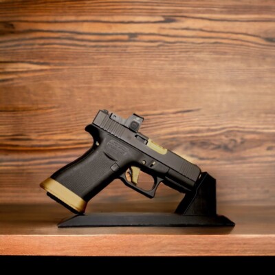 Pistol Barrel Stand 9mm 10mm Gun Holder Rack Storage 3D Printed Glock ...