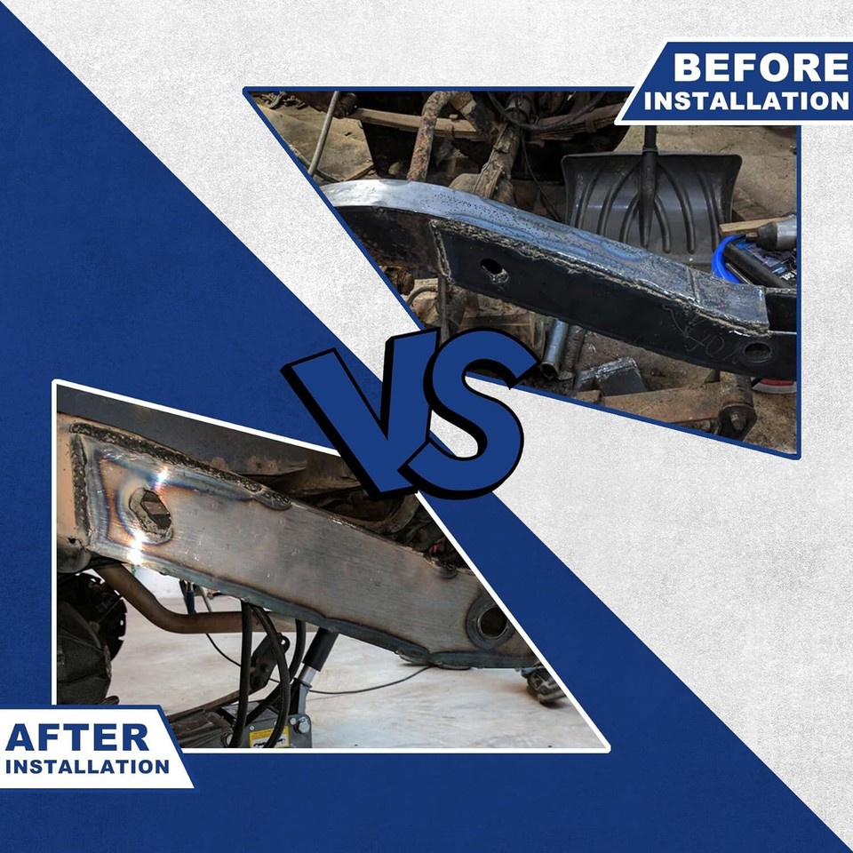 1997-2006 Jeep Wrangler TJ Frame Rust Repair Rear Frame Section LH & RH ...