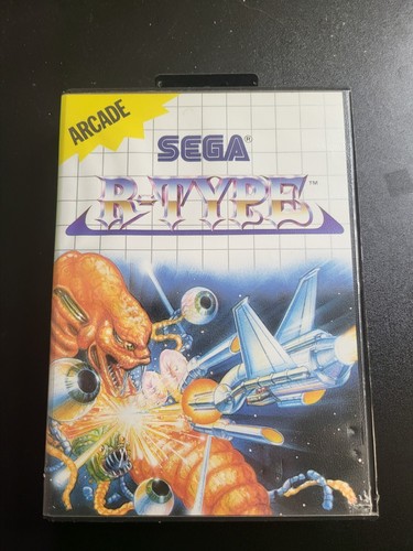 R-Type SMS (Sega Master System, 1988) Complete CIB Authentic w/ Poster ...