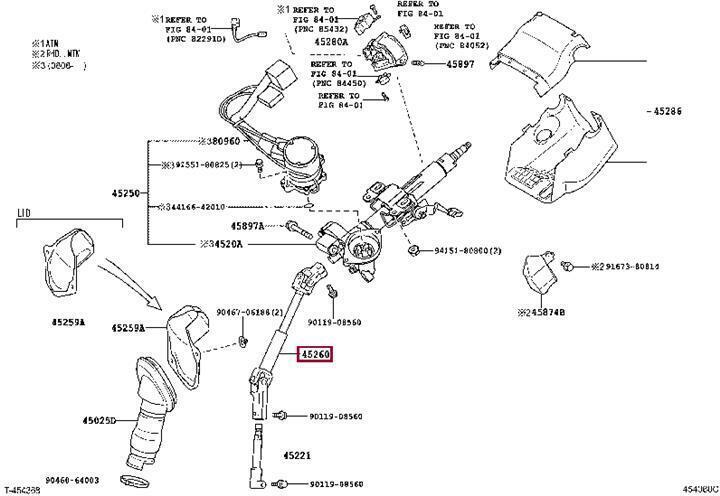 Toyota Genuine Rav4 06-12 Steering Intermediate Shaft Assembly OEM ...