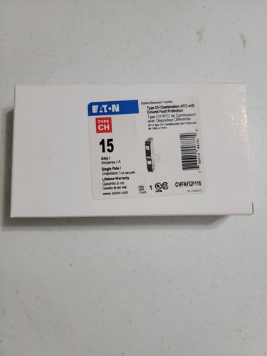 New Circuit Breaker Eaton CHFAFGF115 CHFN115A1CS CHFN115DF 15 Amp Dual ...