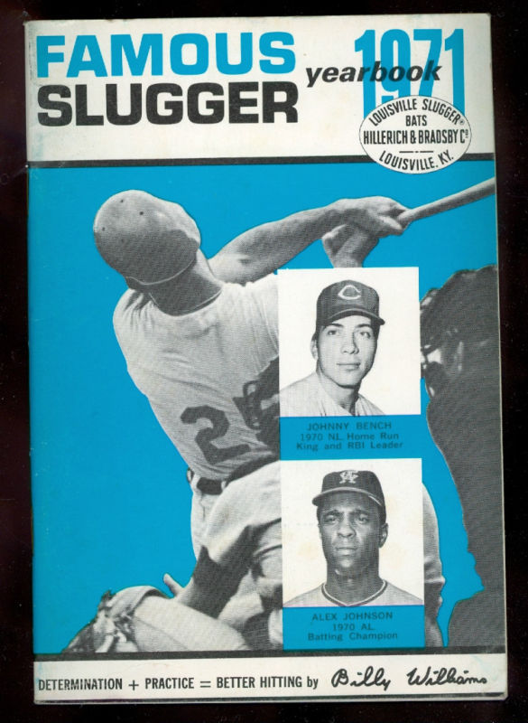 1971 Famous Slugger Baseball YearBook Program Magazine | eBay