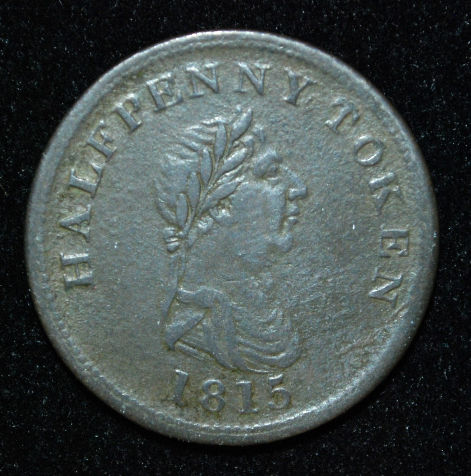 1815 Nova Scotia Halfpenny Token - Success to Navigation & Trade, NS ...