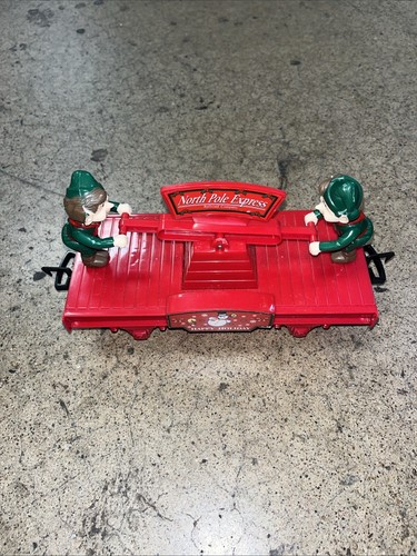 Eztec G Gauge Red PUMPING ELF HAND CAR Christmas Train North Pole ...