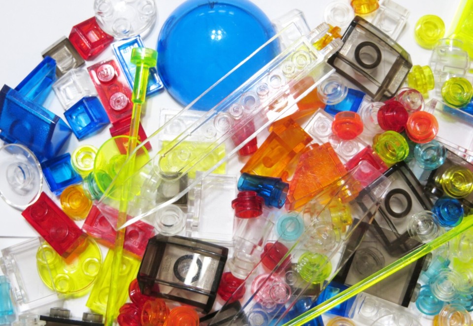 200+ LEGO Translucent Piece Lot - Trans Red BlueYellow Orange Clear ...