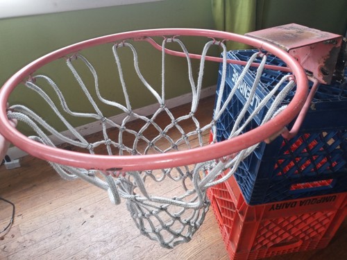 Vintage 1986 Spalding NBA Professional Basketball Hoop Rim - Larry Bird ...