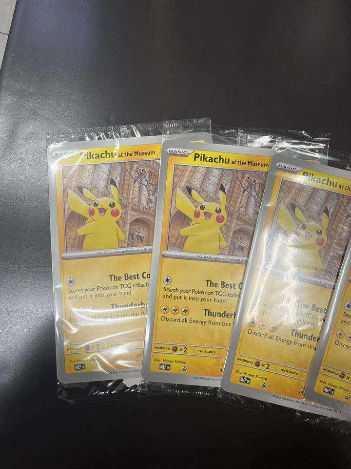 Pokemon Pikachu At The Museum x Natural History London Jumbo Card ...