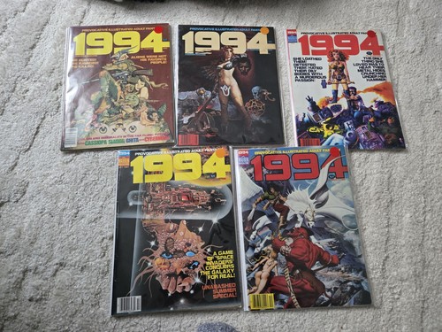 Warren Comics Magazine 1994 Lot 13, 14, 17, 21, 22 (Creepy, Eerie ...