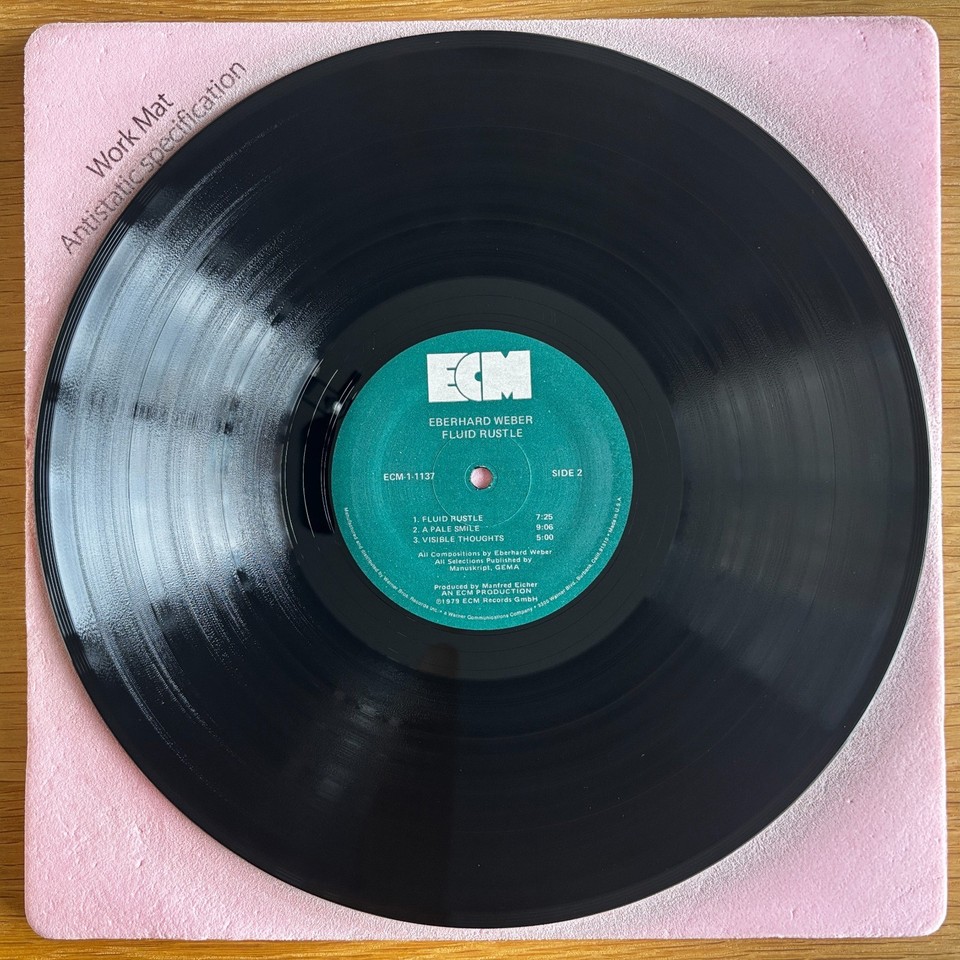 EBERHARD WEBER Fluid Rustle US LP IN SHRINK 1979 ECM ECM-1-1137 | eBay