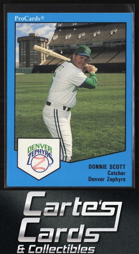 Donnie Scott 1989 ProCards Minor League Team Sets #52 Denver Zephyrs | eBay