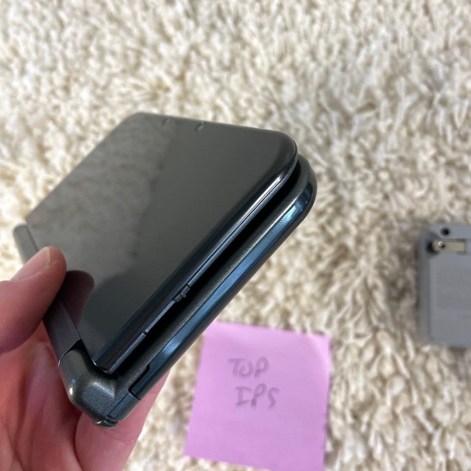 Nintendo “New” 3DS XL Metallic Gray Handheld Console System RED-001 Top ...