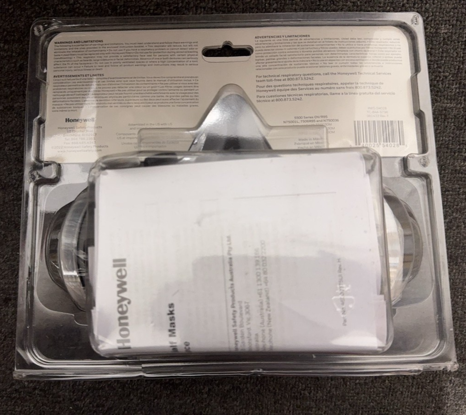 Honeywell Paint Pesticide Mask OV/R95 Respirator Large RWS-54028 | eBay