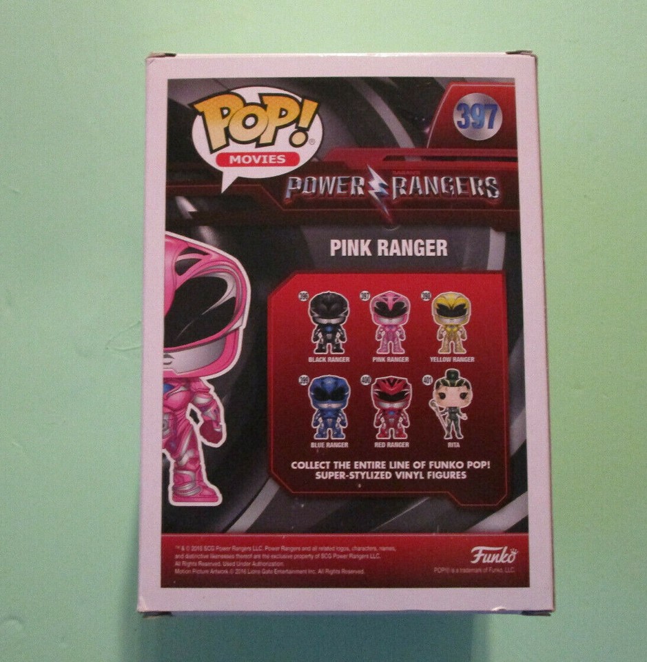 Funko - POP Movies: Power Rangers - Pink Ranger #397 Vinyl Action ...