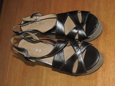 REPORT BRAND SILVER PLATFORM 5"WEDGE STRAPPY SANDALS SZ 9.5MEMBELLISHED ...