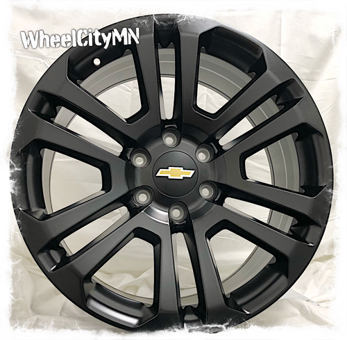 20 inch satin black 2016 Chevrolet Silverado LTZ CK158 OE replica ...