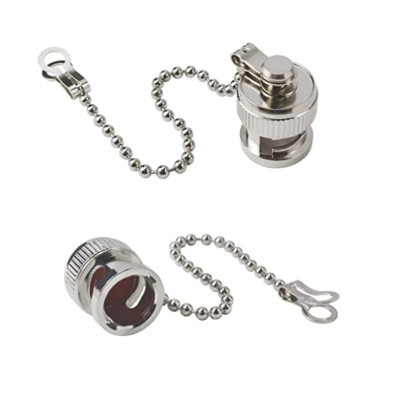 2 x Dust cap with chain for BNC female RF connector ships from USA | eBay