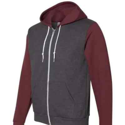 American - NEW f497 XL FREE US SHIP Zip Hoodie Flex Fleece Hooded ...